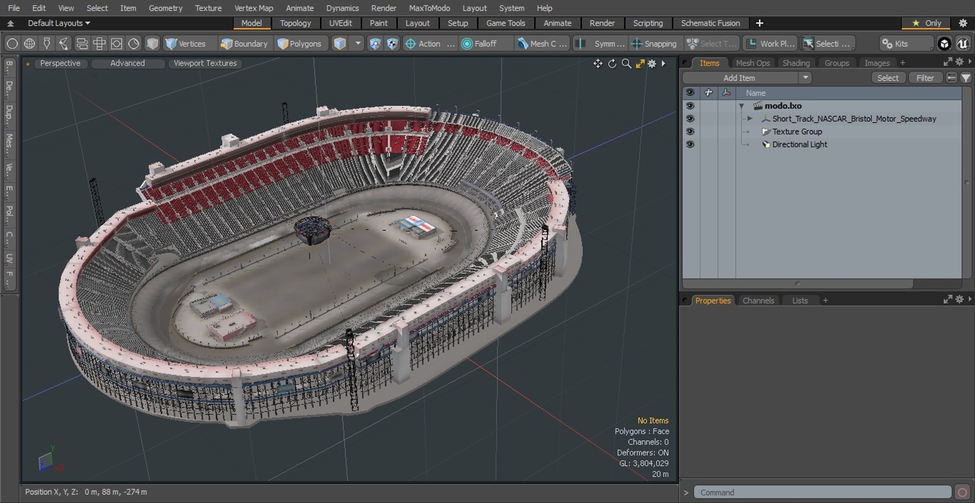 3D Short Track NASCAR Bristol Motor Speedway Model - TurboSquid 1971793