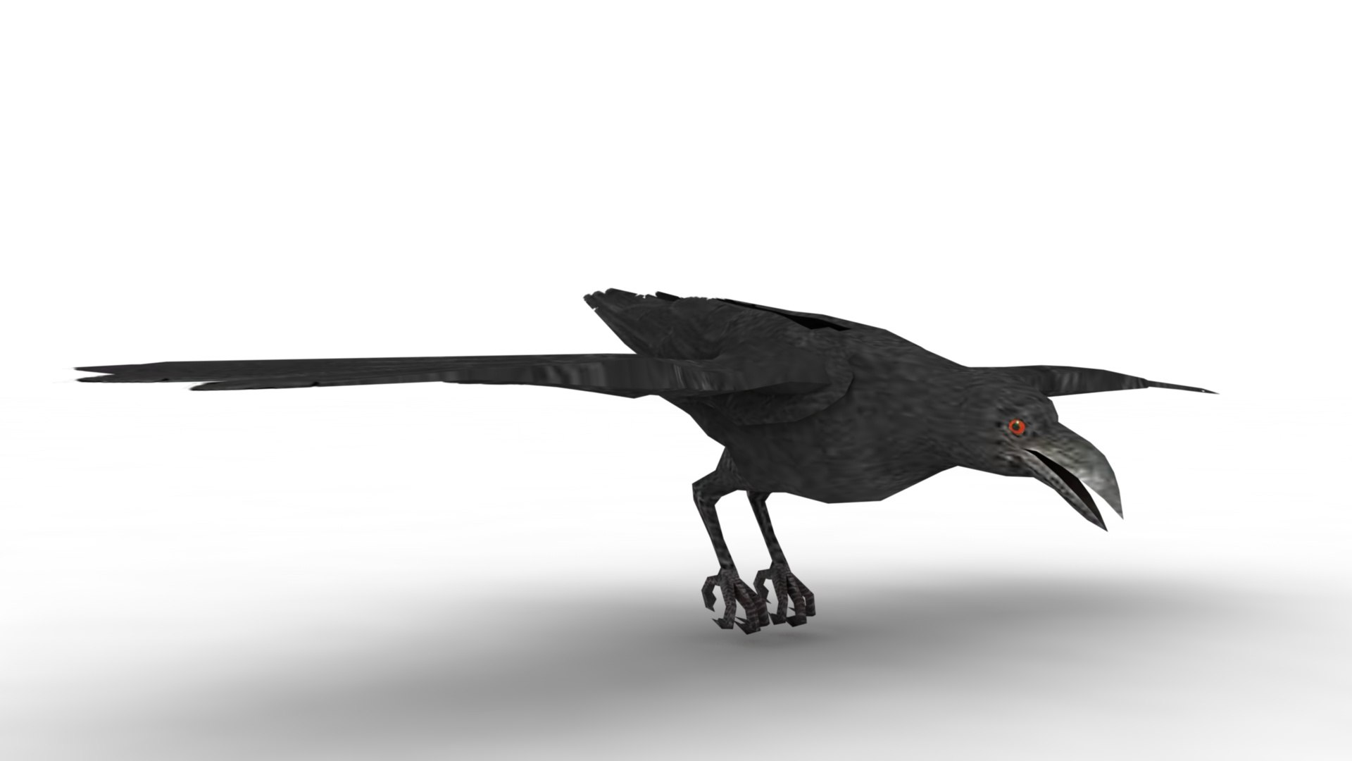 3D Crow Model - TurboSquid 2317972
