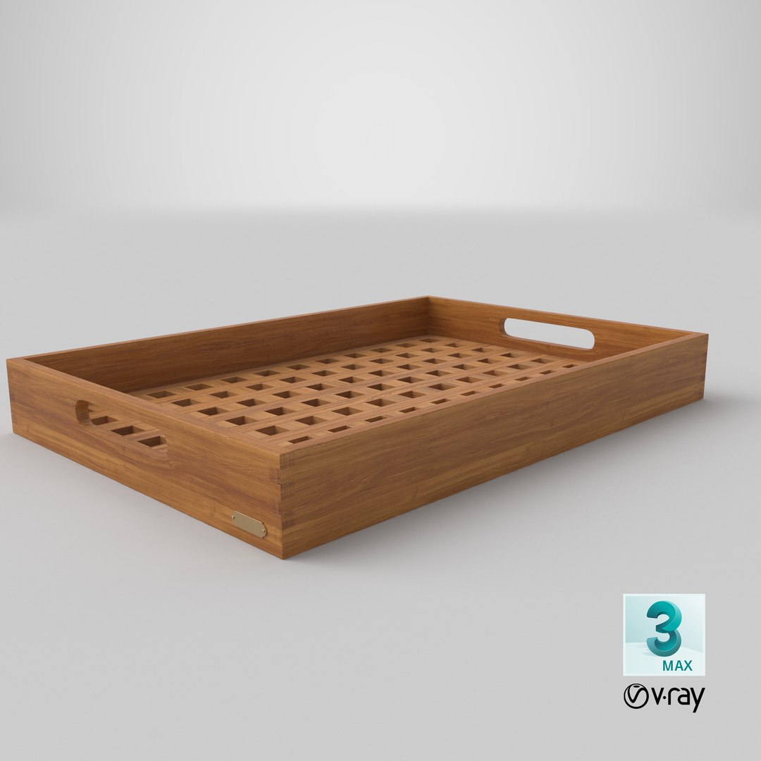 3D Modern Tray Model - TurboSquid 1287216
