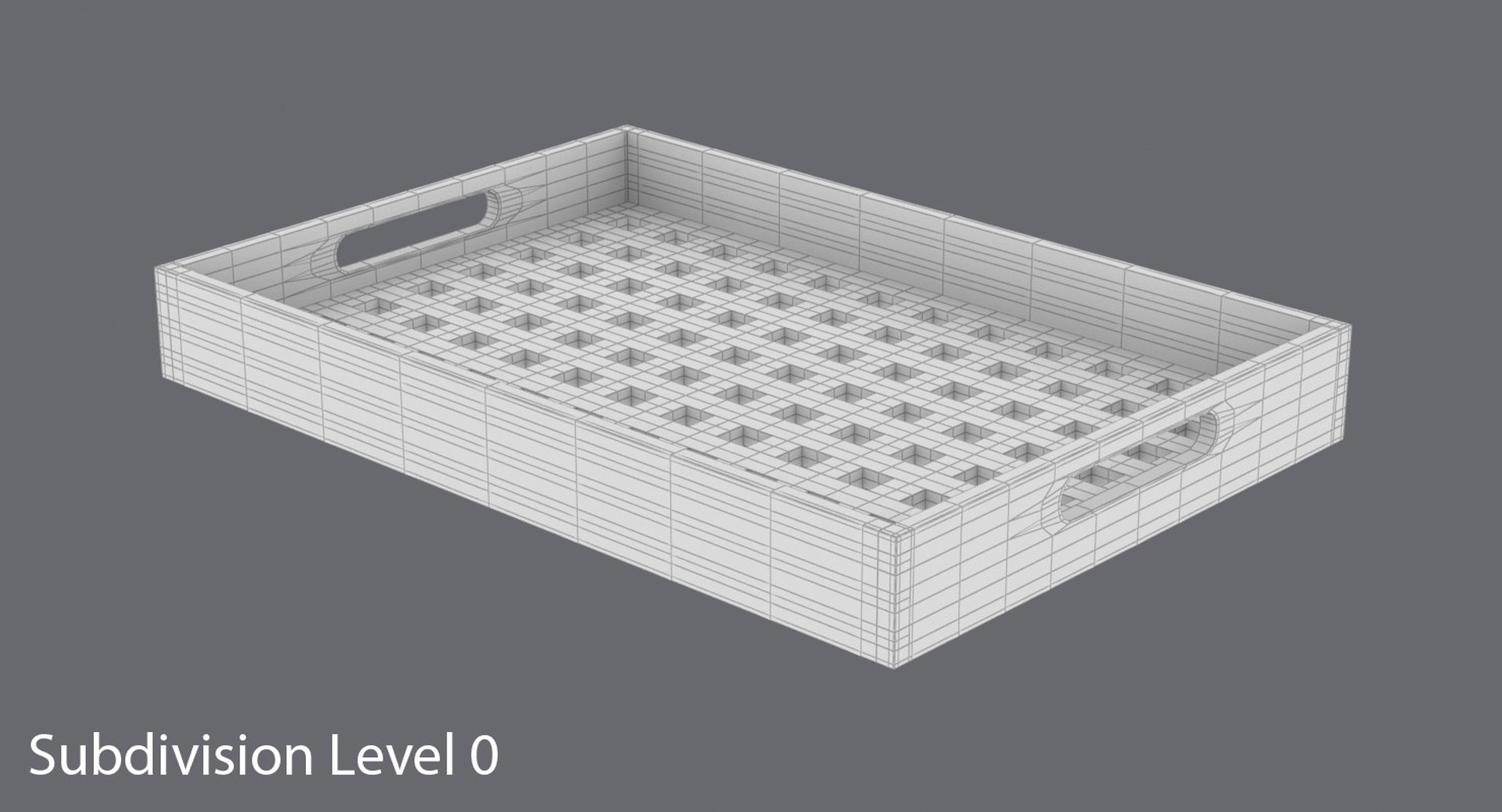 3D Modern Tray Model - TurboSquid 1287216