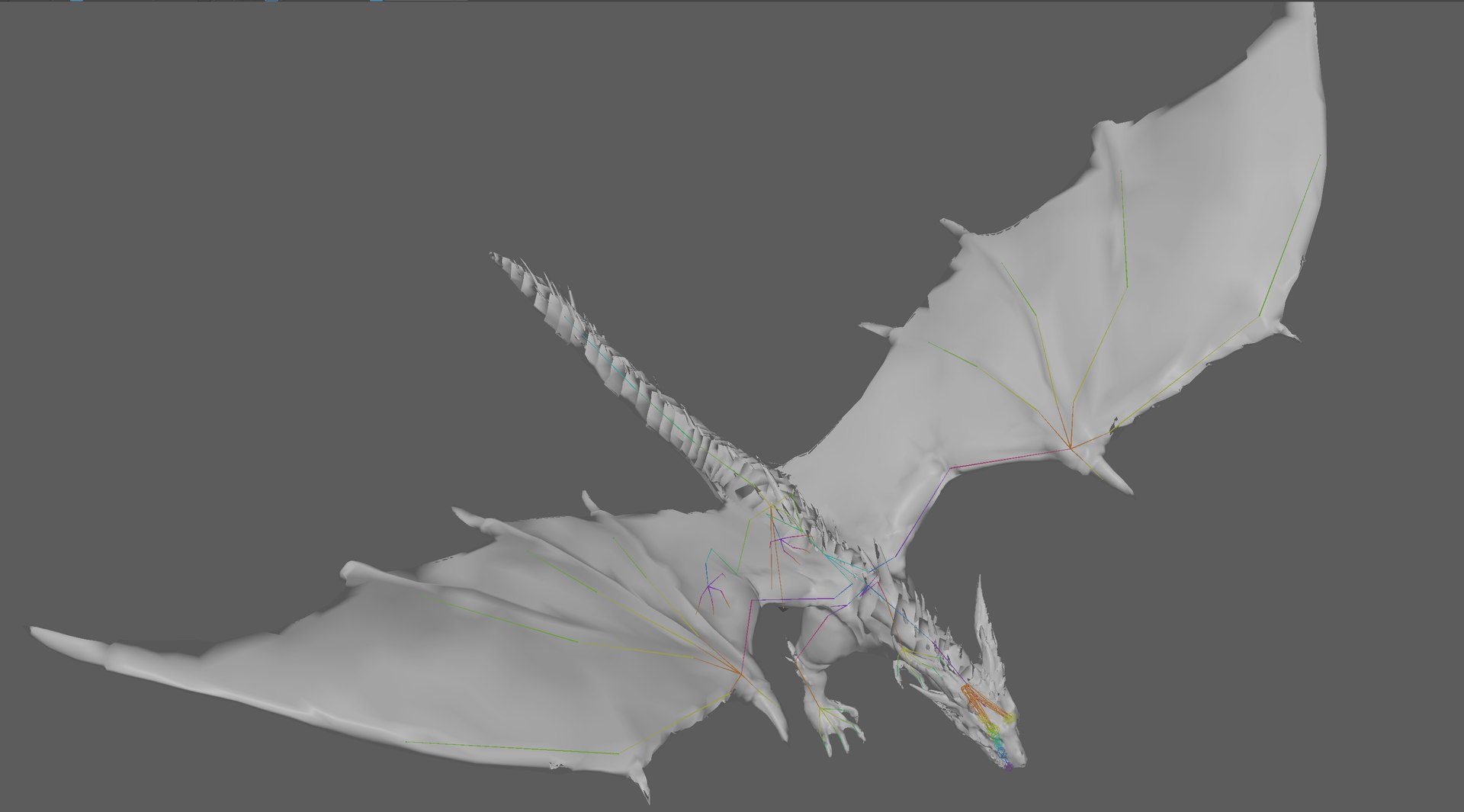 Big Dragon Ancient Model - TurboSquid 2143587