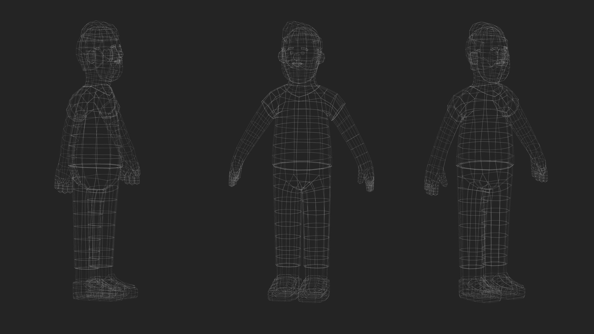 3D Characters Men Low-poly Textured 3d Model For Games - TurboSquid 2337607