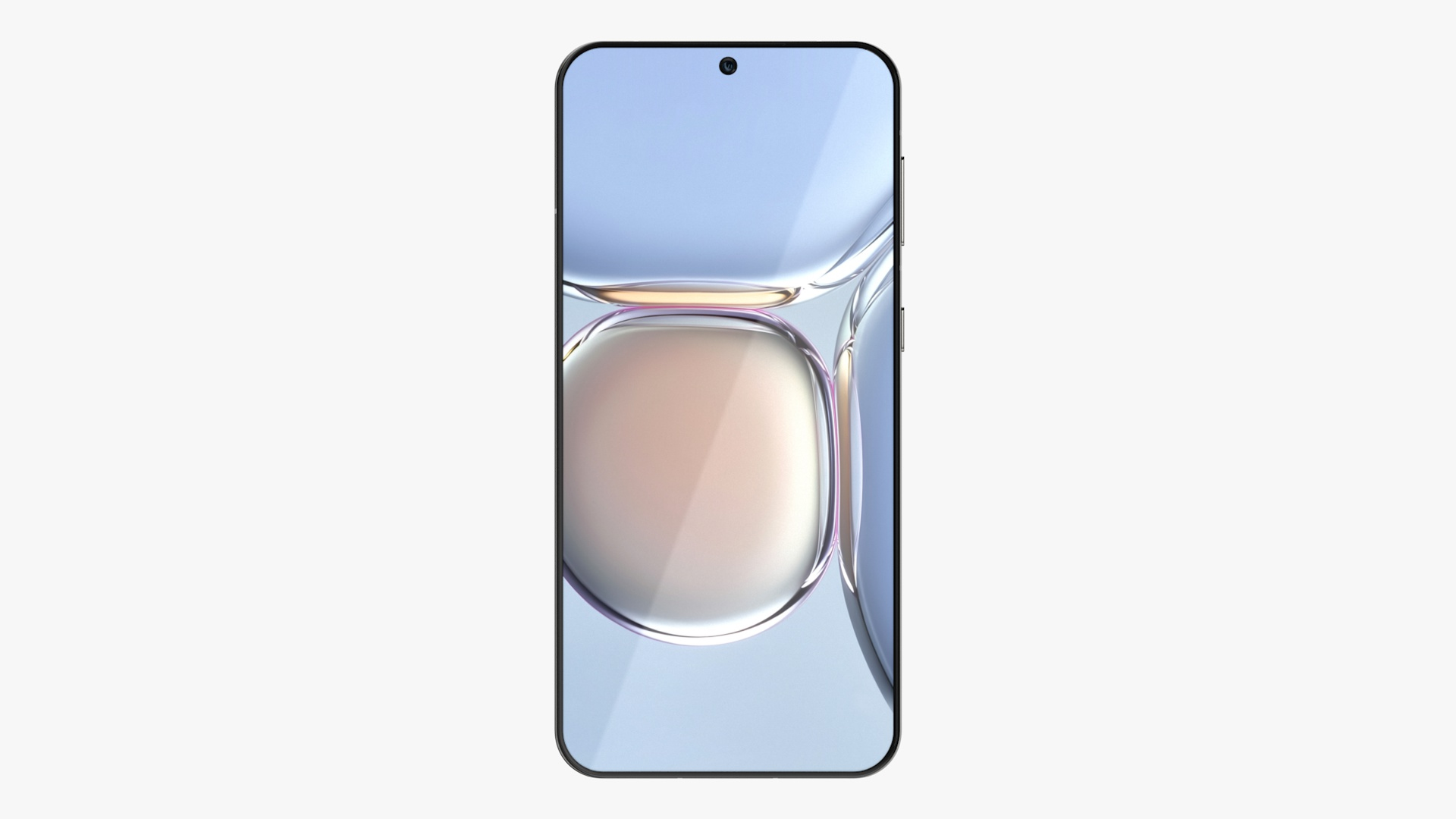 Huawei P50 Pearl White 3D model - TurboSquid 1770003