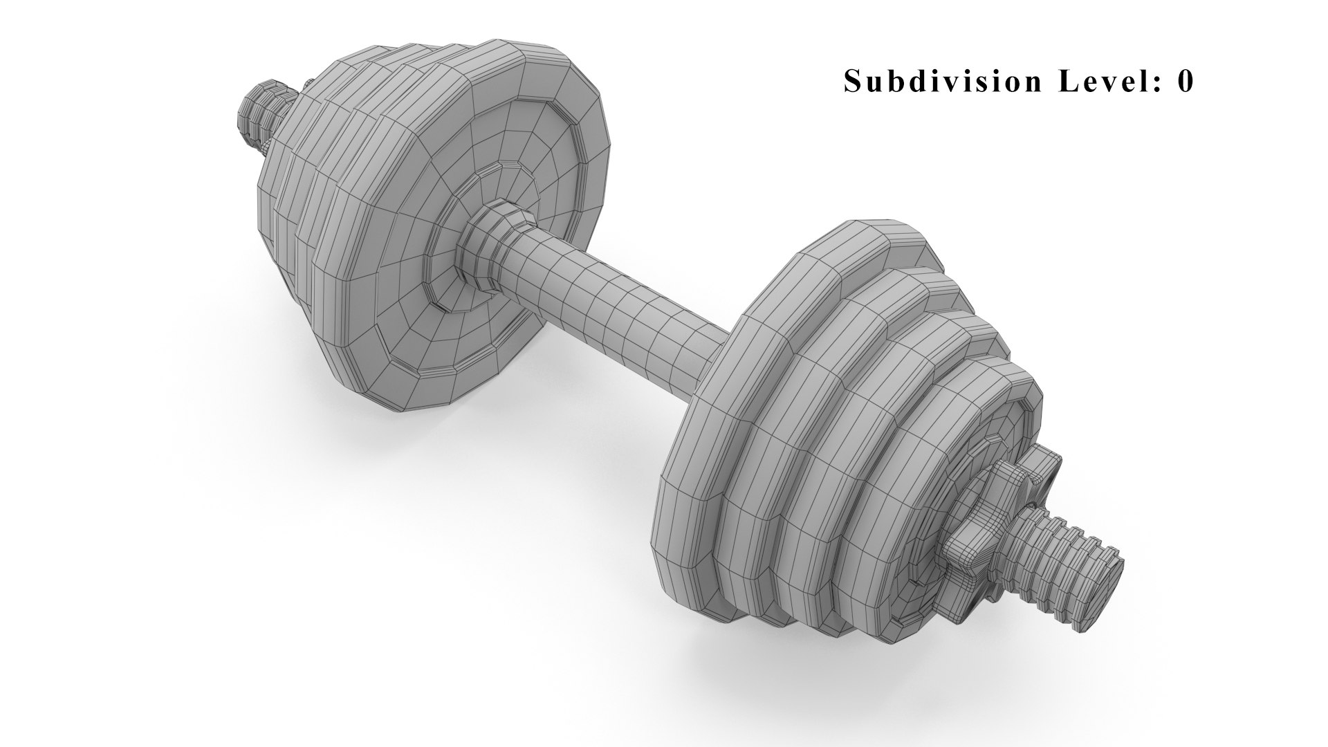Dumbbell 3D - TurboSquid 2105314