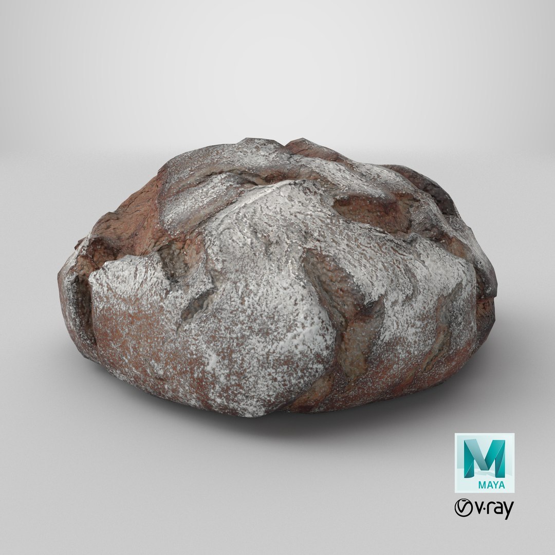 3D Large Bread 01 Model - TurboSquid 2309156