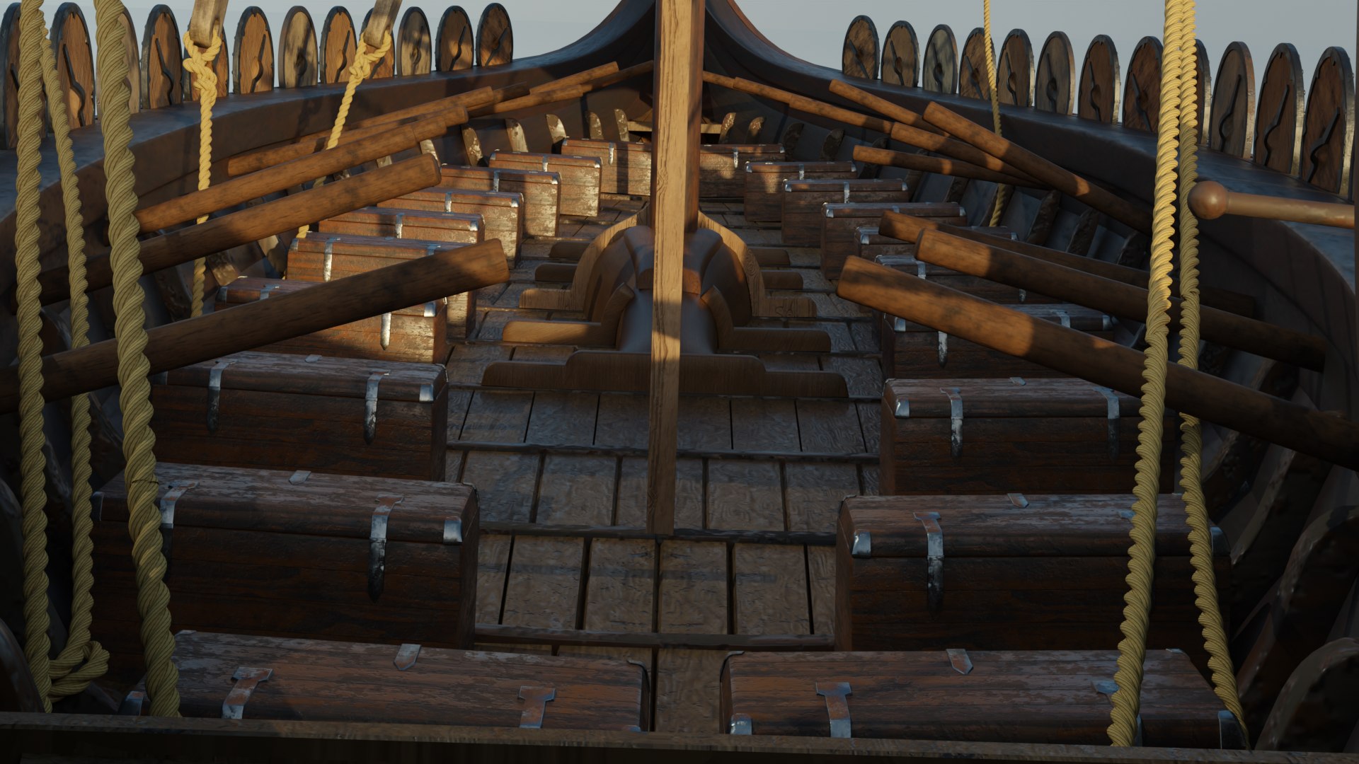 Viking Ship 3D - TurboSquid 2311600