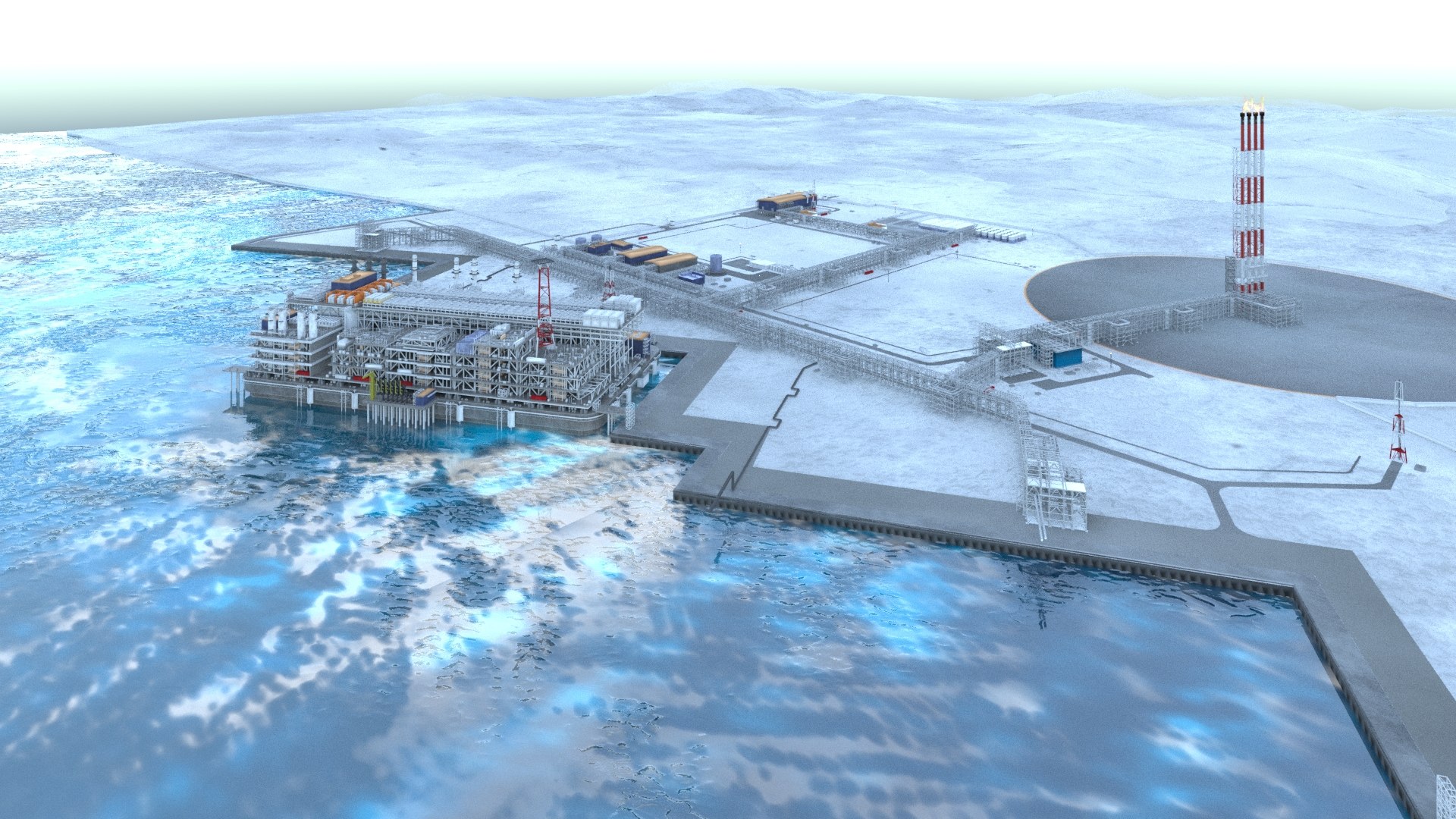 LNG Plant 3D - TurboSquid 2133779