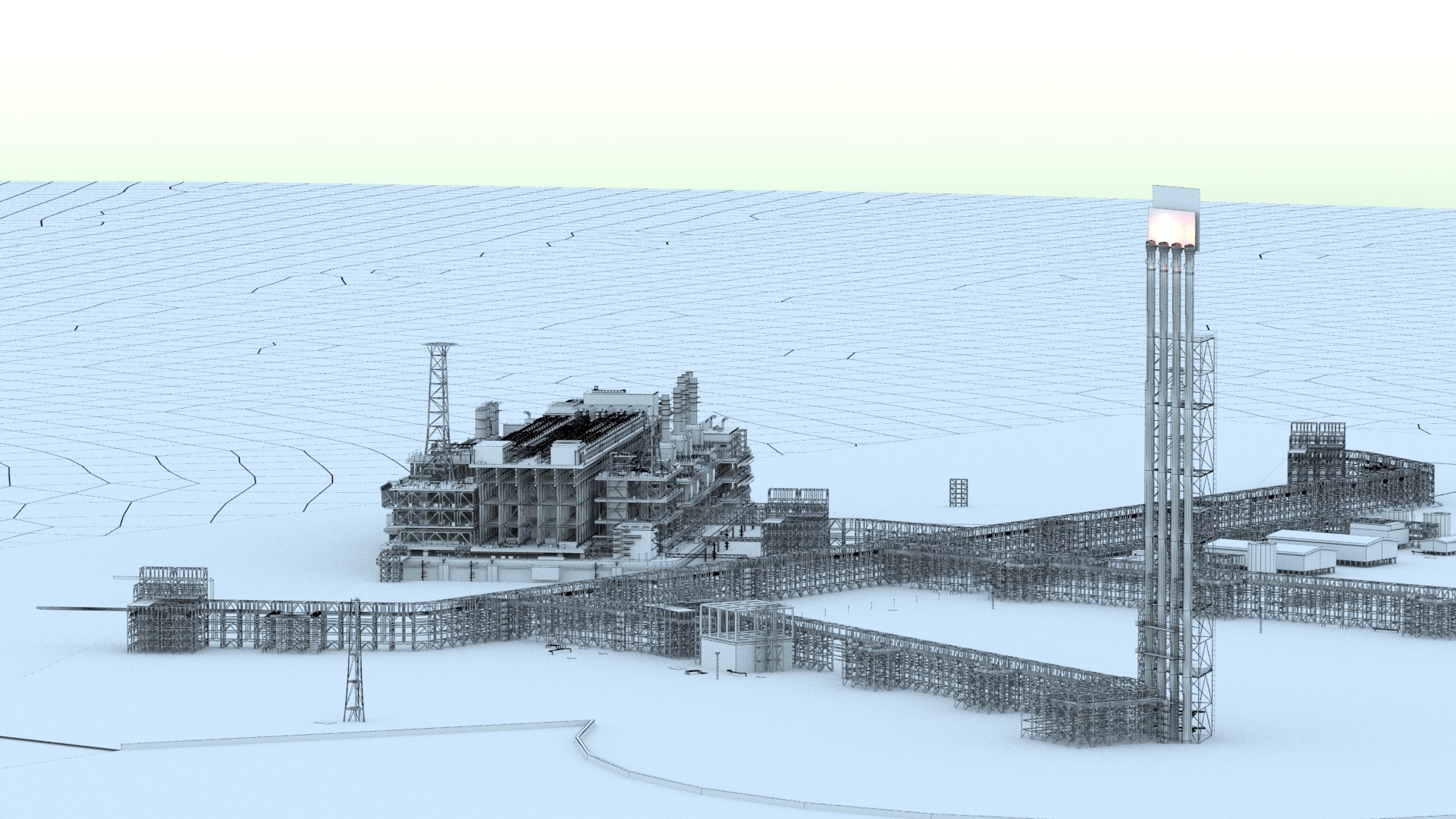 LNG Plant 3D - TurboSquid 2133779