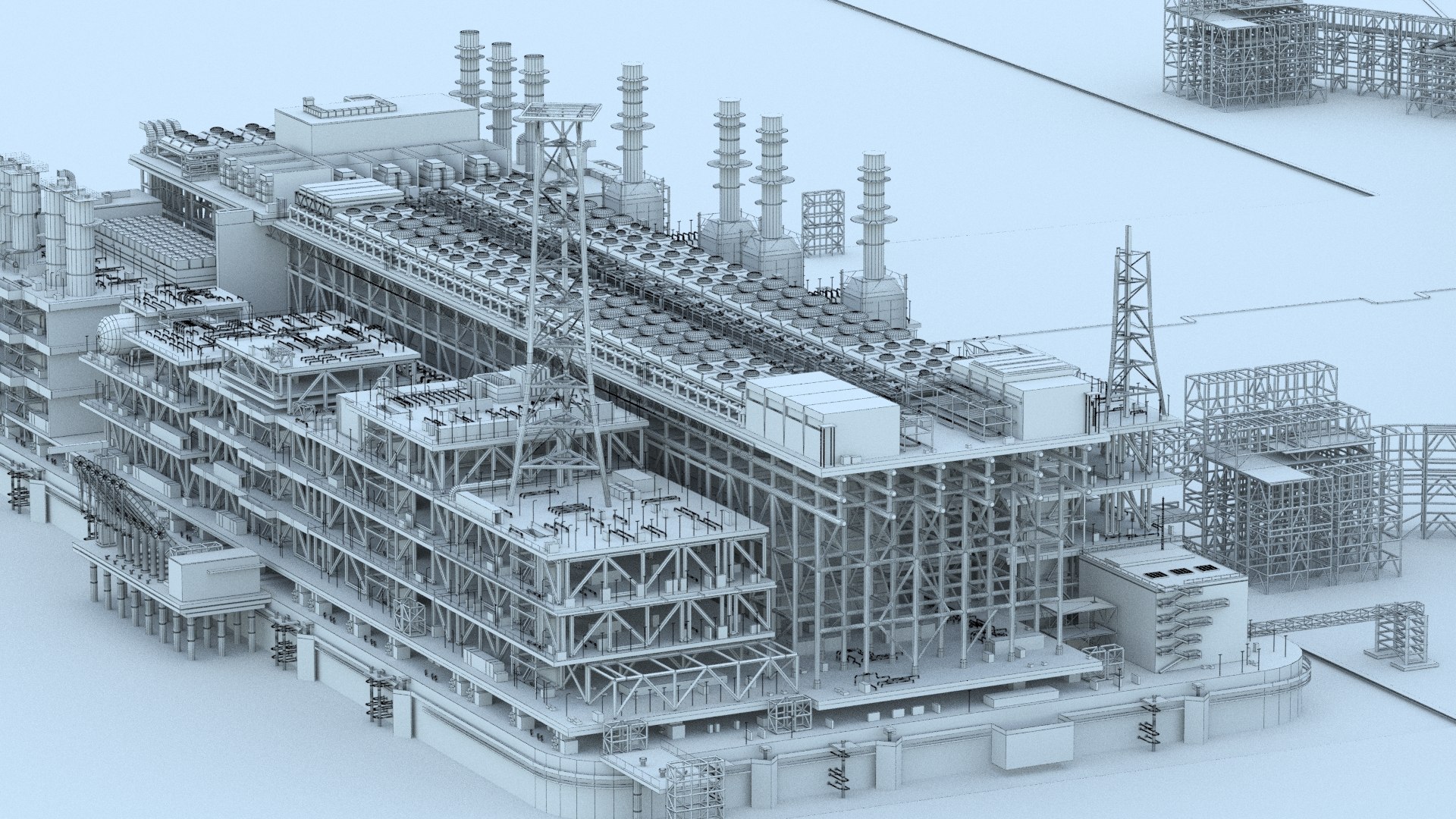 LNG Plant 3D - TurboSquid 2133779