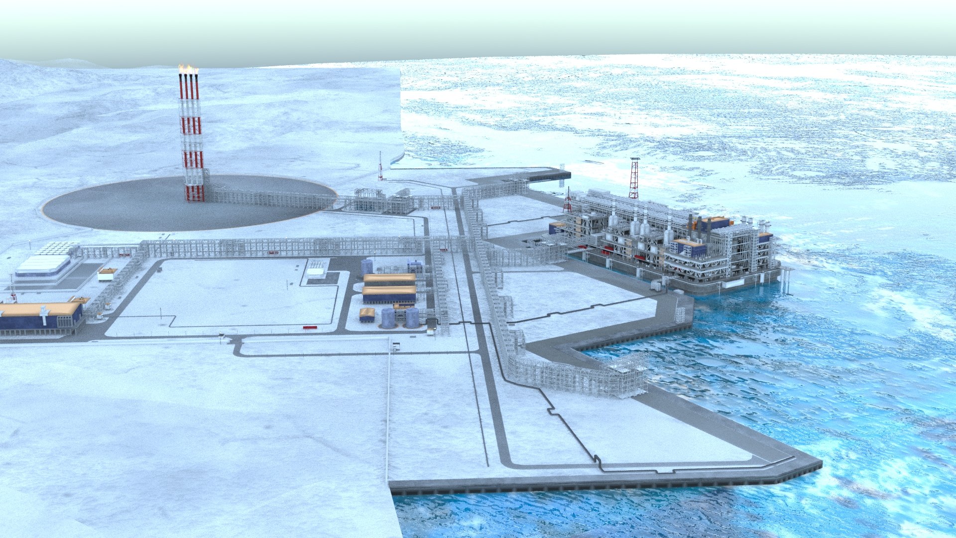 LNG Plant 3D - TurboSquid 2133779