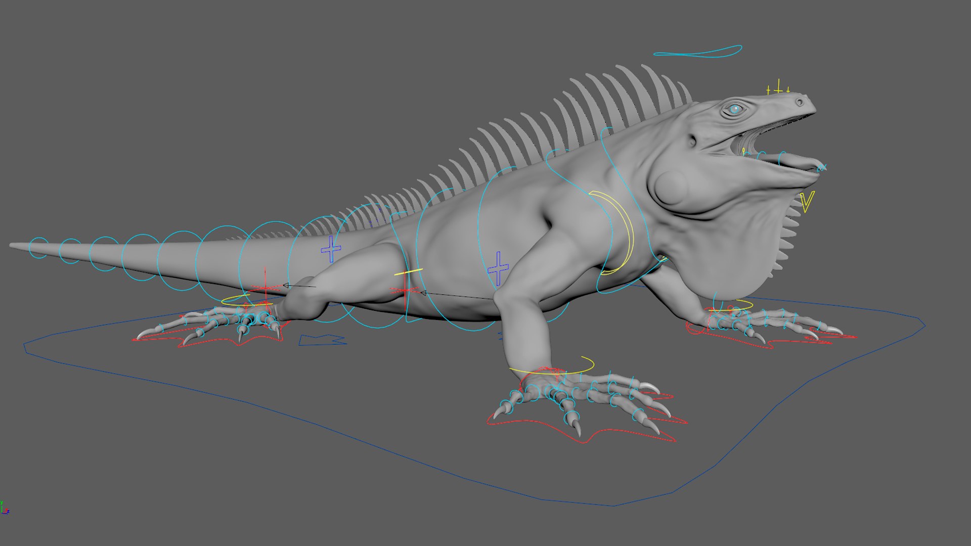 Iguana 3D - TurboSquid 2298549