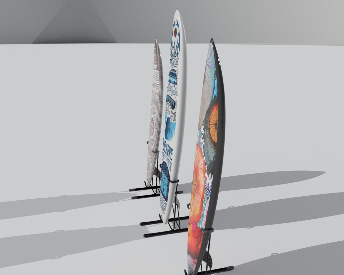 Surf Board 3D - TurboSquid 1376808