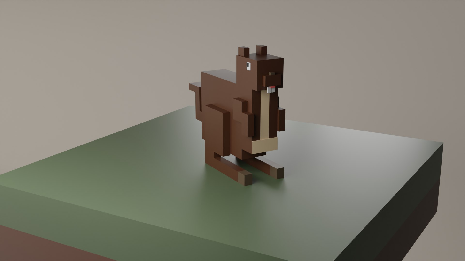 Voxel Low Polly Animal Squirrel 3D Model - TurboSquid 2181953