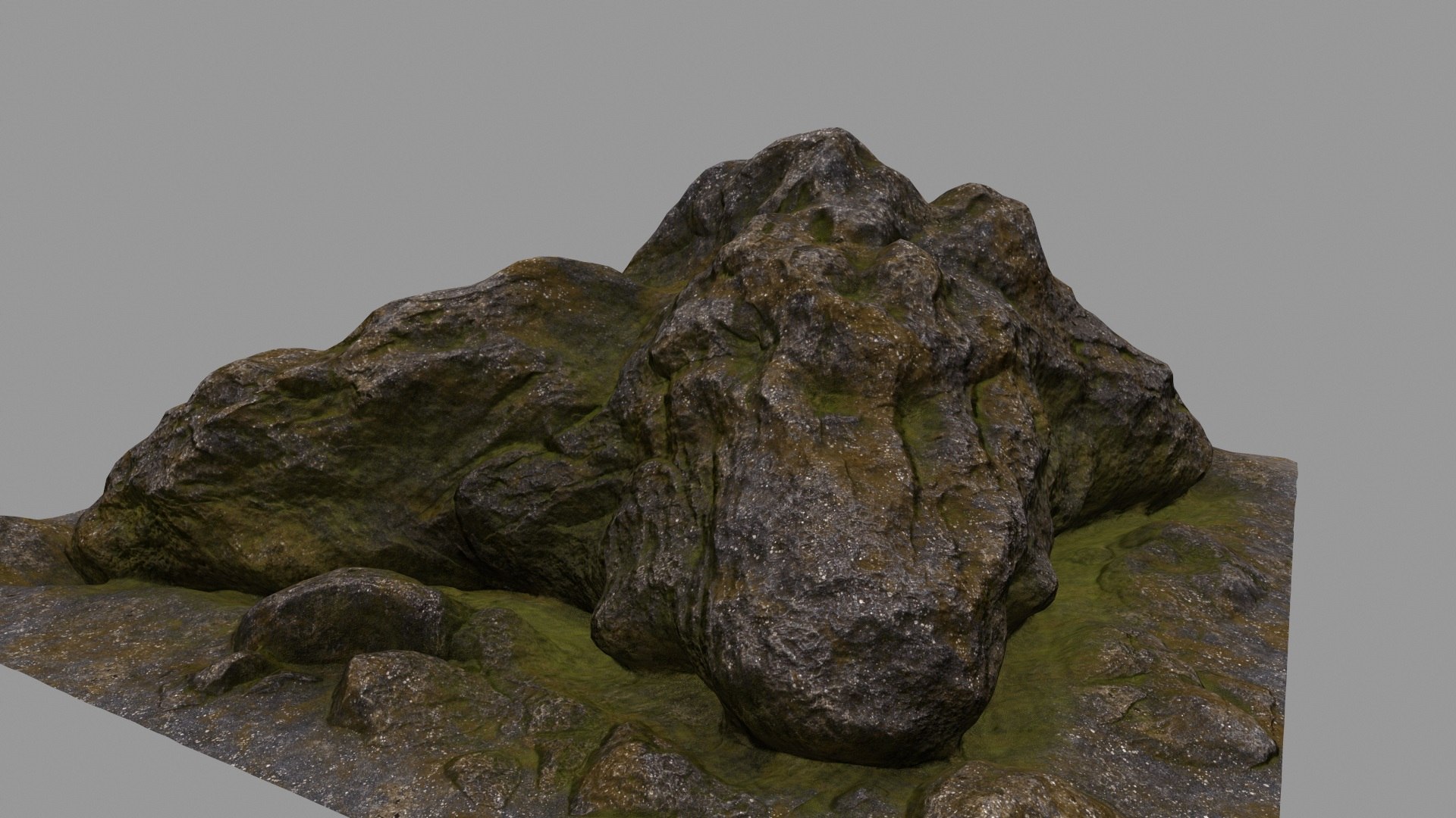 3d Model Rock
