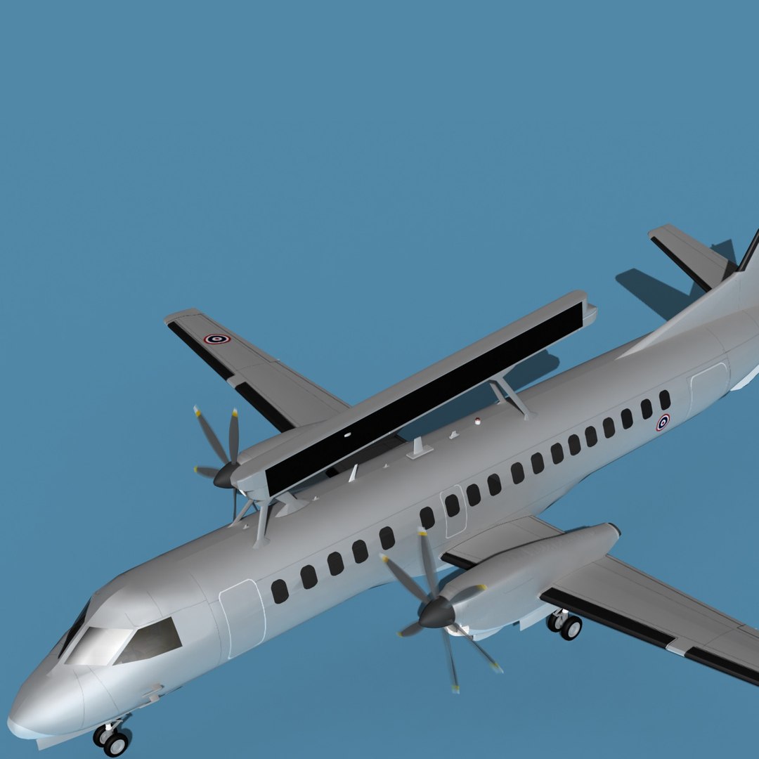 SAAB SF2000 AEWAC V06 Thailand 3D Model - TurboSquid 1925186