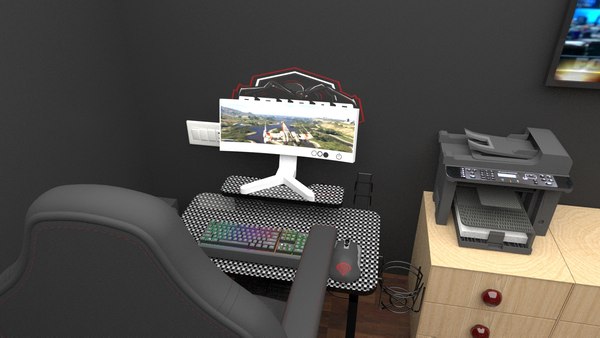 Computer room 3D model - TurboSquid 1688724