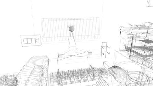 Computer room 3D model - TurboSquid 1688724