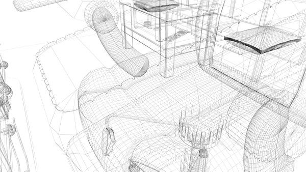Computer room 3D model - TurboSquid 1688724