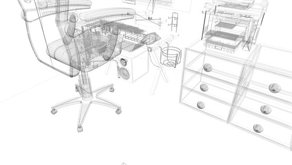 Computer room 3D model - TurboSquid 1688724