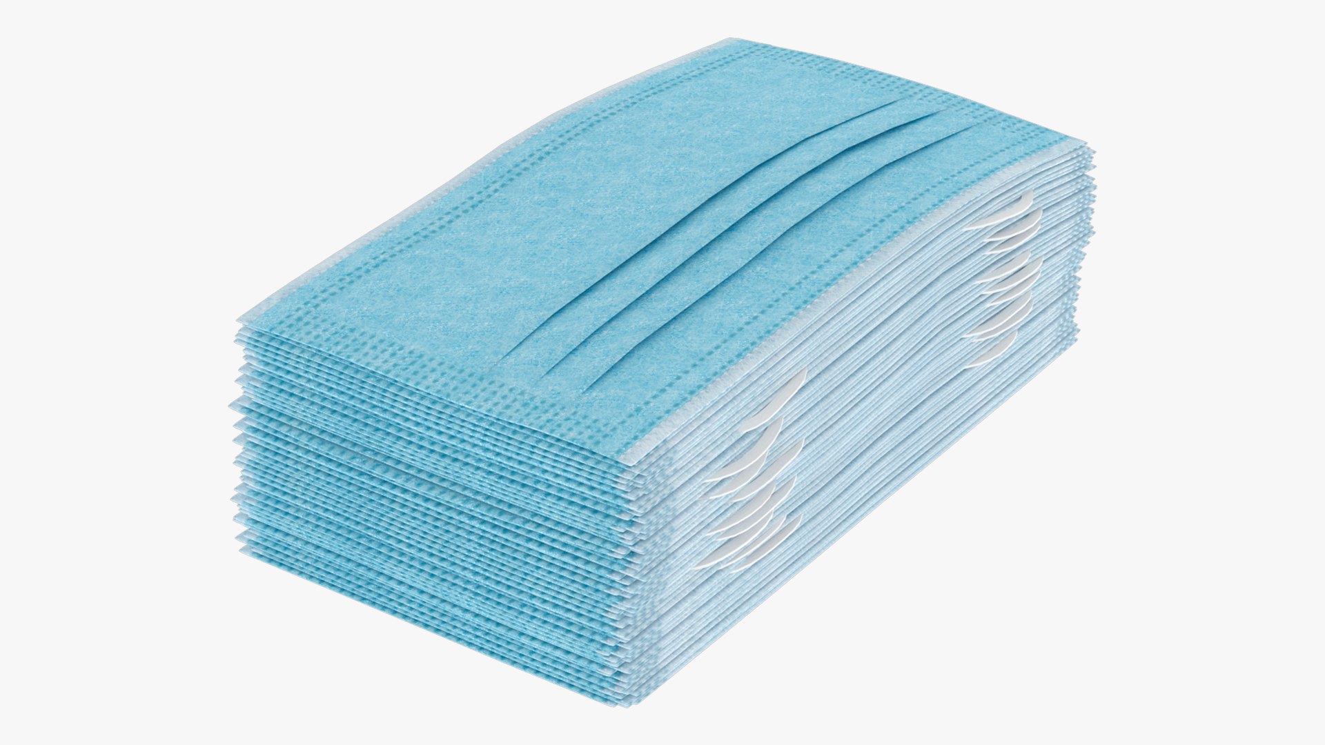 Stack medical face mask 3D - TurboSquid 1705673