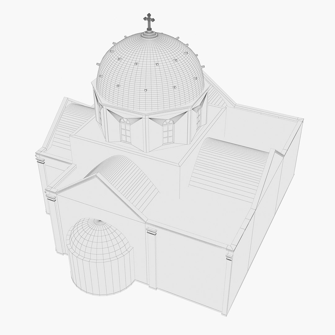 3D model greek church - TurboSquid 1547895