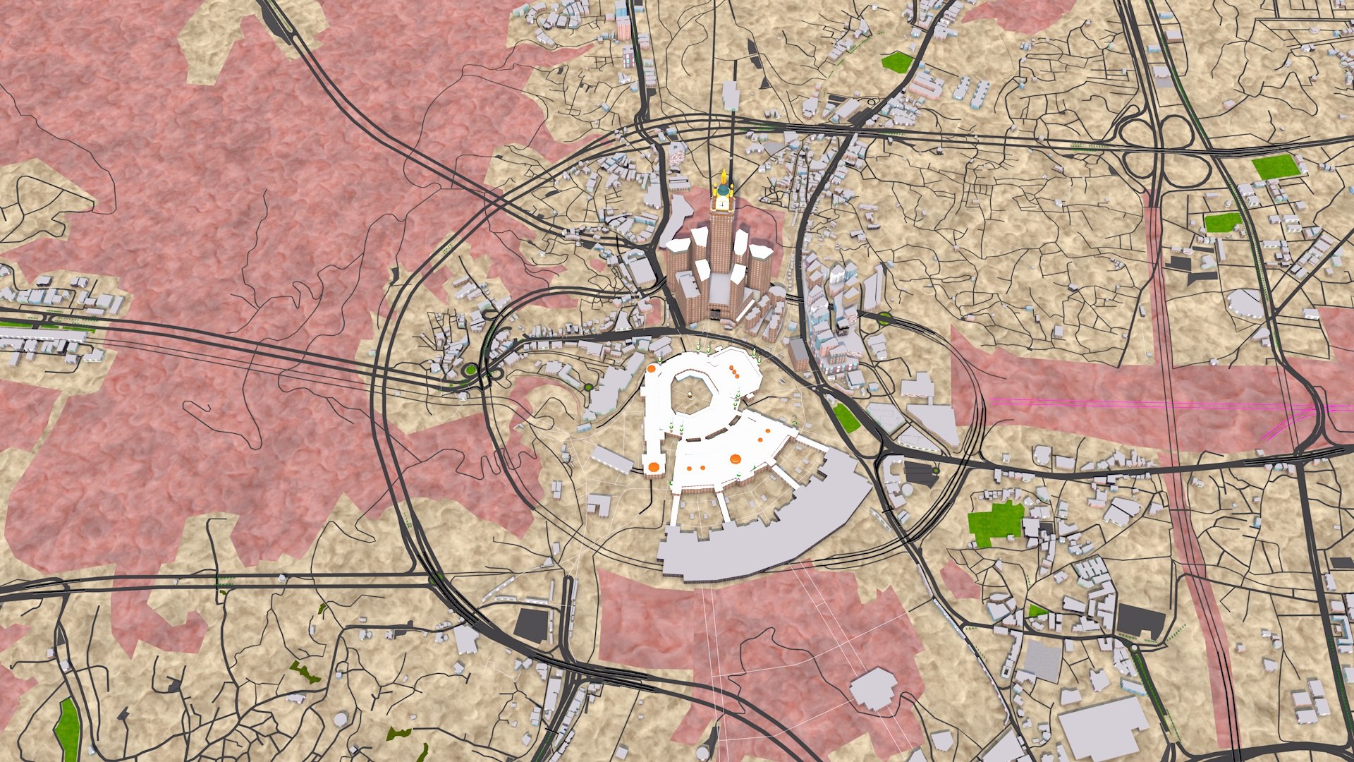 3D Mecca Makkah City Saudi Arabia Model - TurboSquid 1369162