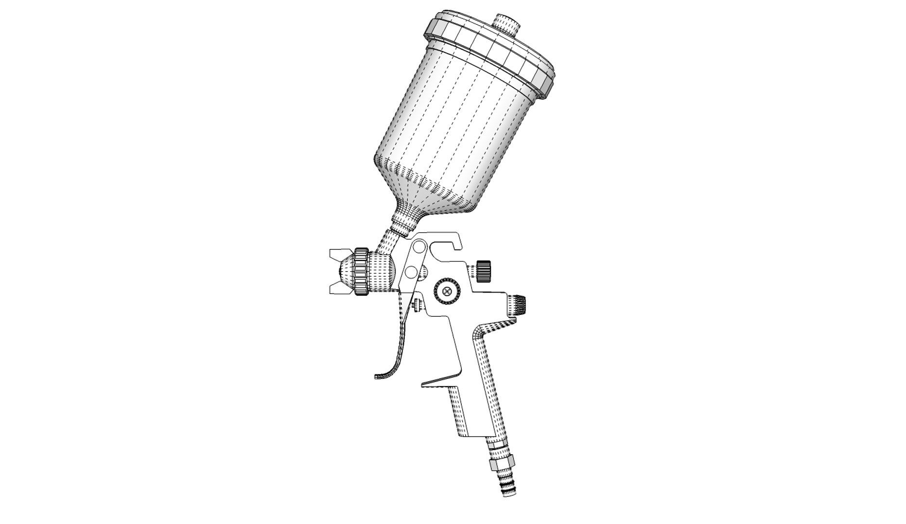 3D Gun Paint Model - TurboSquid 1354554