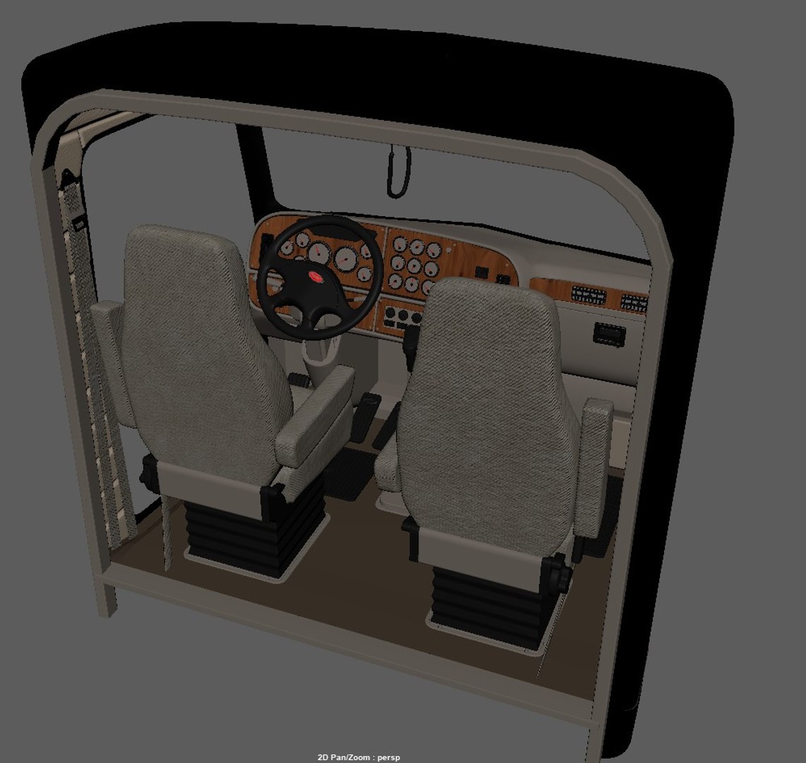 3D truck cab model - TurboSquid 1661302
