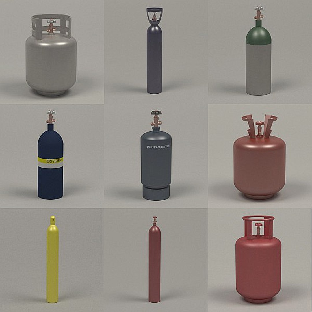 3d Gas Containers