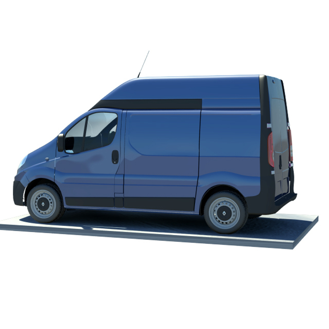 3d Renault Trafic L1h2 Model
