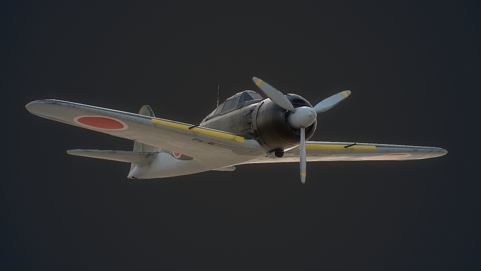 Mitsubishi A6M5 Zero Model - TurboSquid 1777547