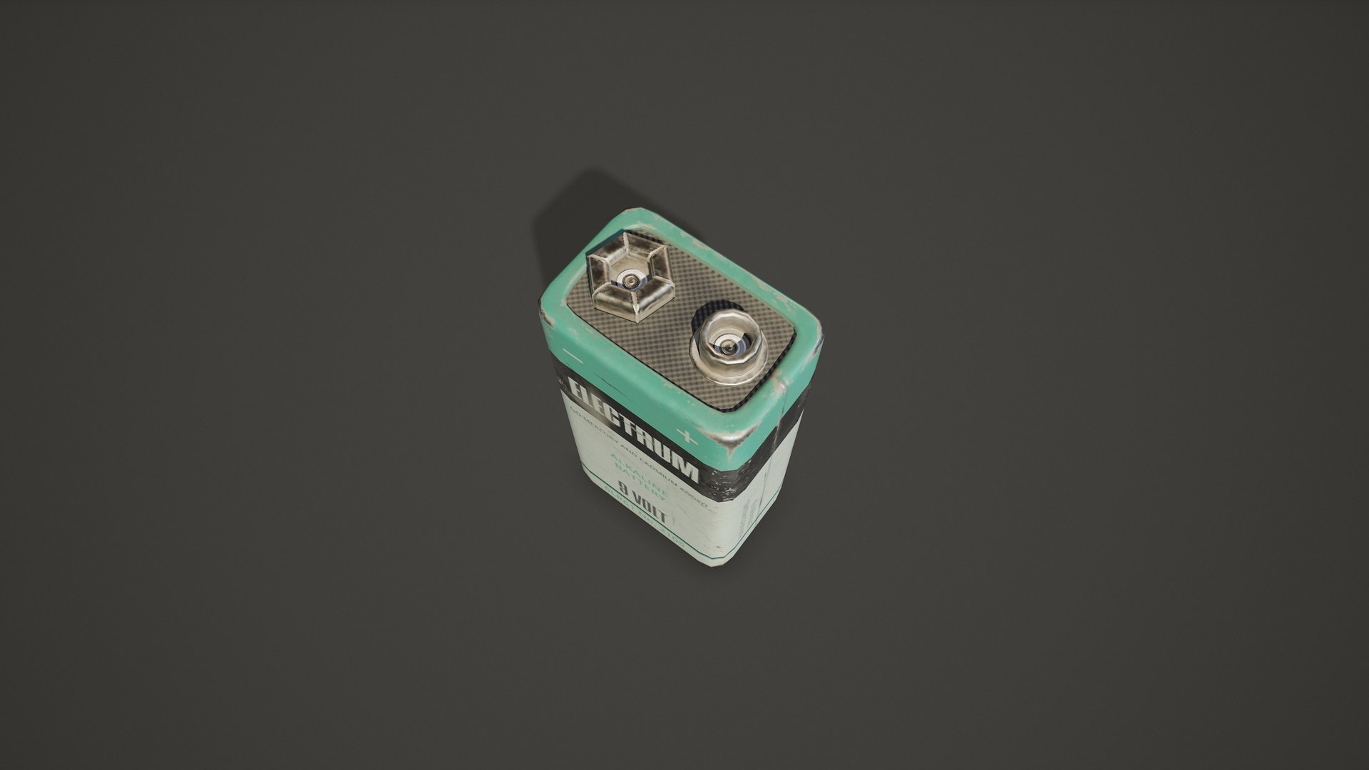 Battery PP3 9v - PBR Game Ready Low-poly 3D Model - TurboSquid 2047564