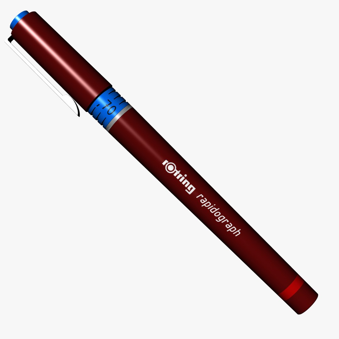 3d rapidograph technical pens model