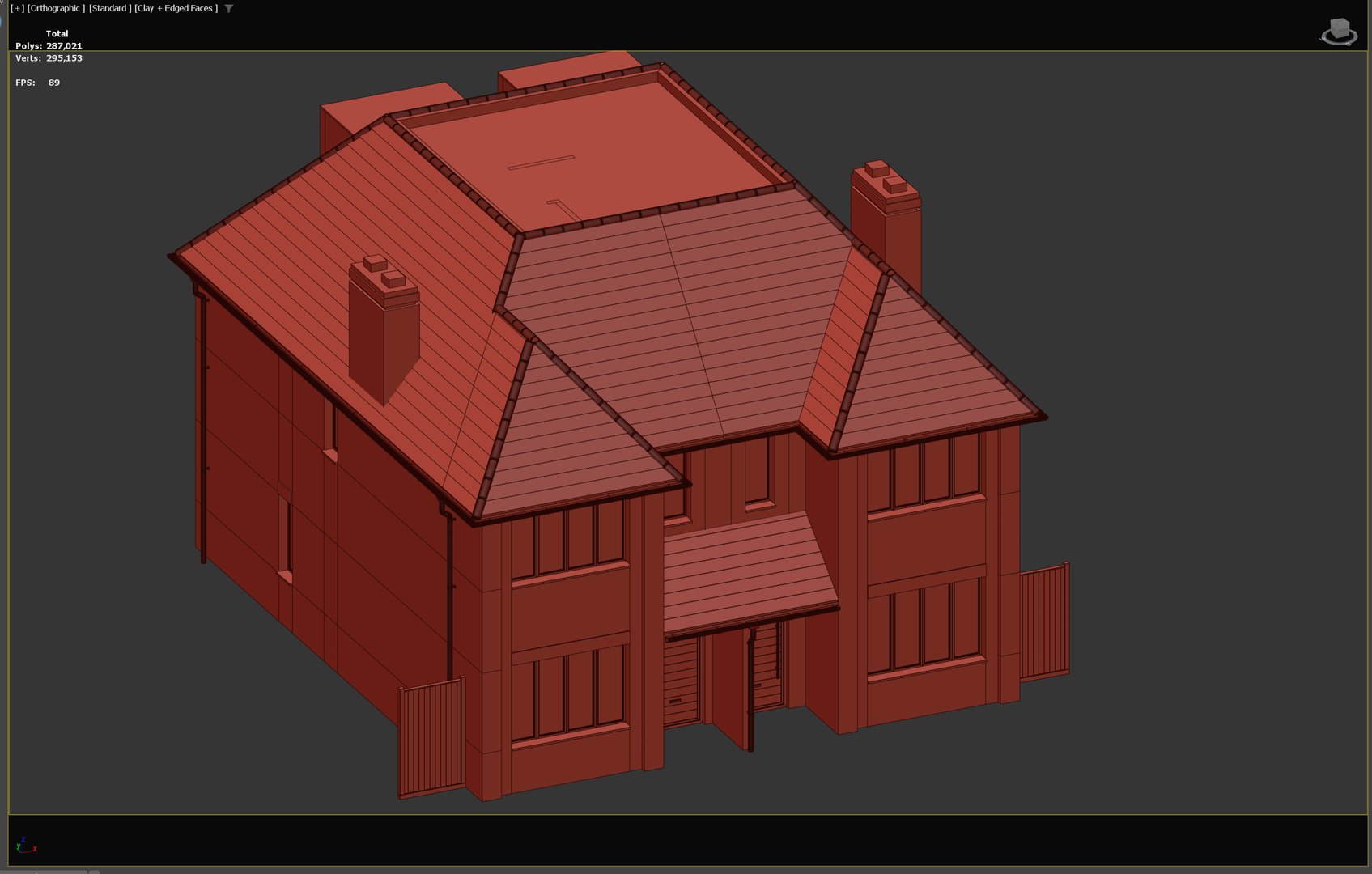 British House Queens Edith Way 1 3D model - TurboSquid 2116829