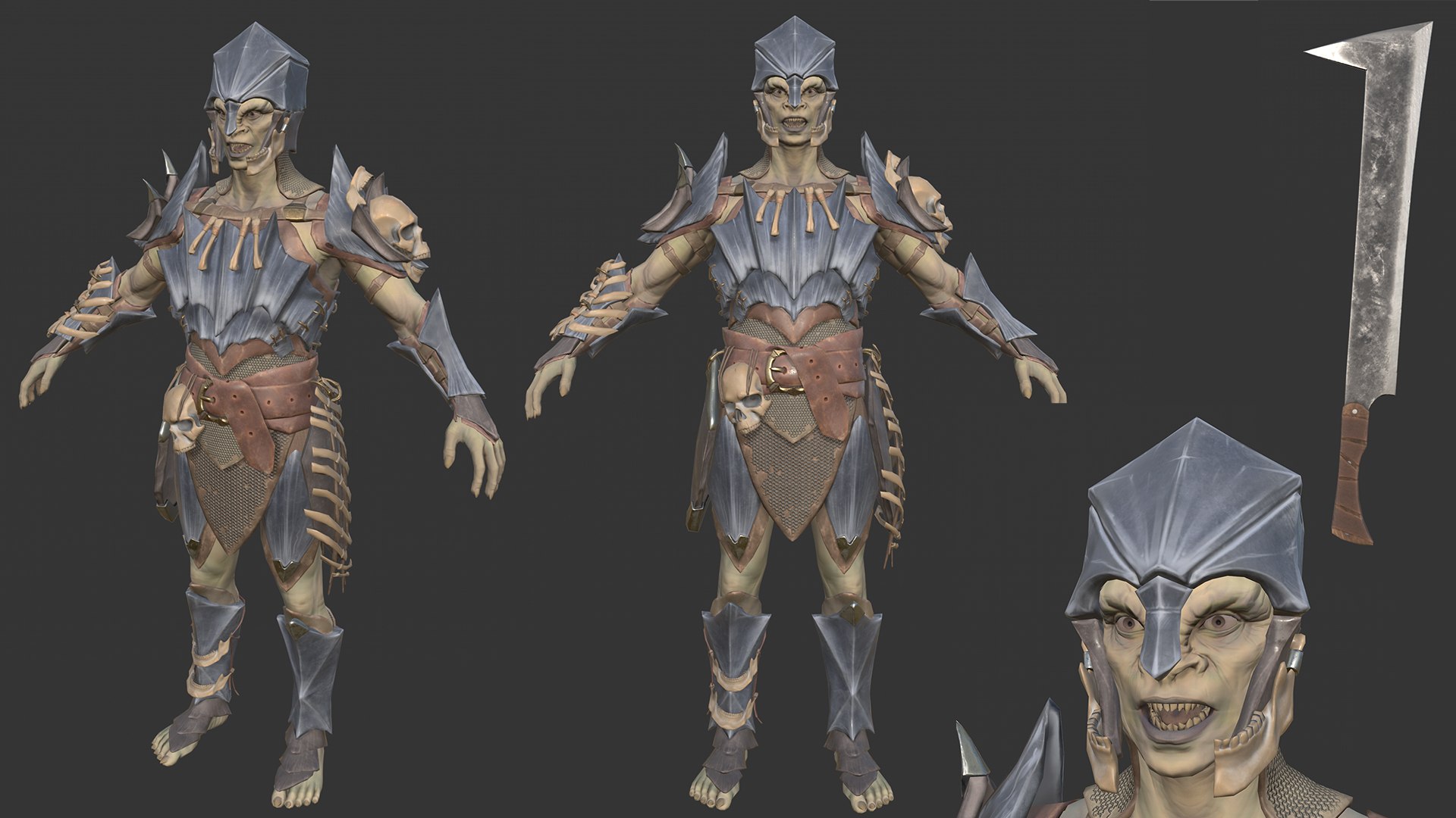 Orc Armored 3D Model - TurboSquid 2325778
