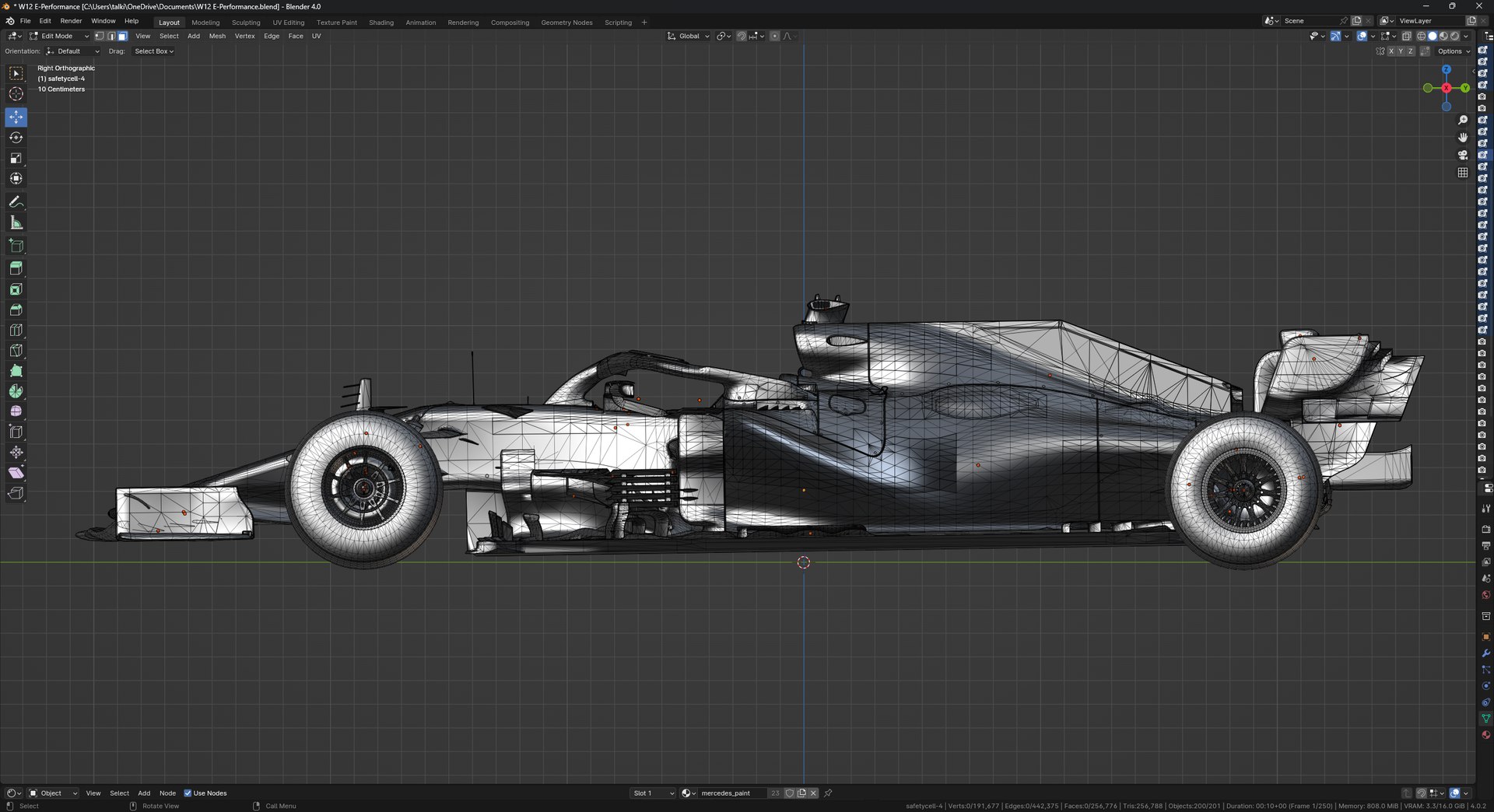 3D Model Mercedes W12 Formula 1 Car - TurboSquid 2247231