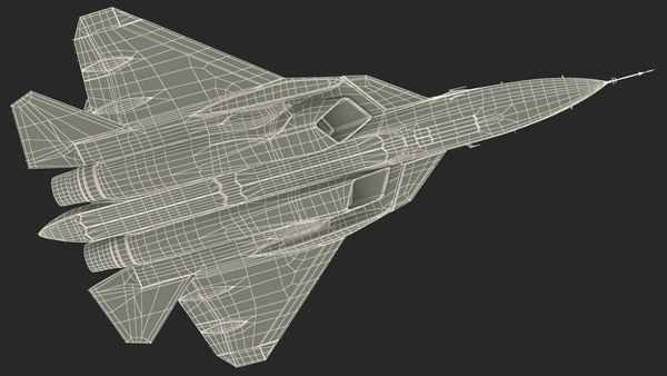 Sukhoi su 57 camo 3D model - TurboSquid 1640785
