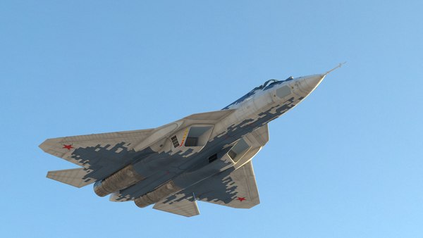 Sukhoi su 57 camo 3D model - TurboSquid 1640785