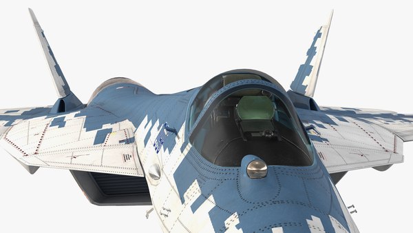 3D модель Sukhoi SU 57 Camo Flight - TurboSquid 1640785