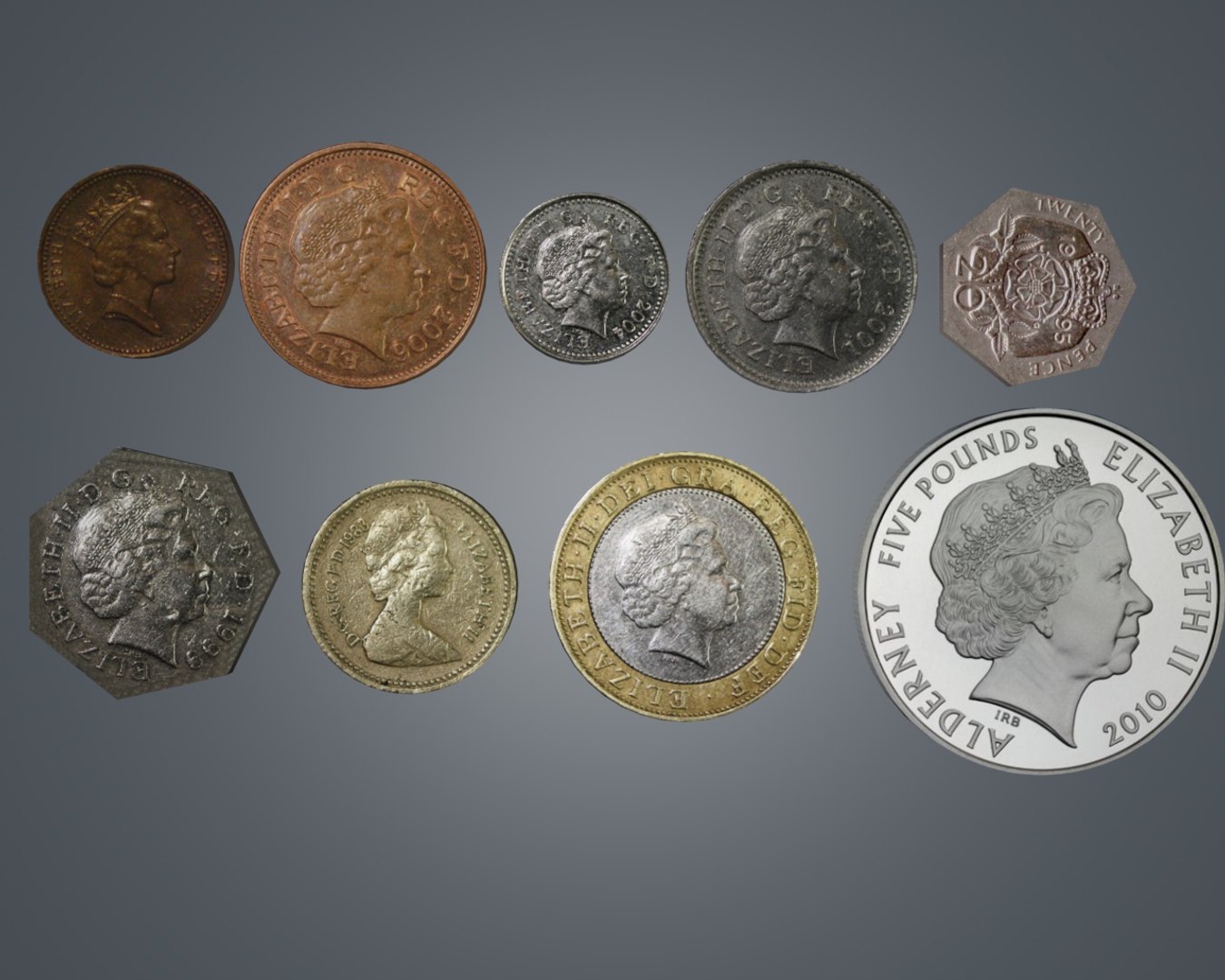 3d Model Coin Uk
