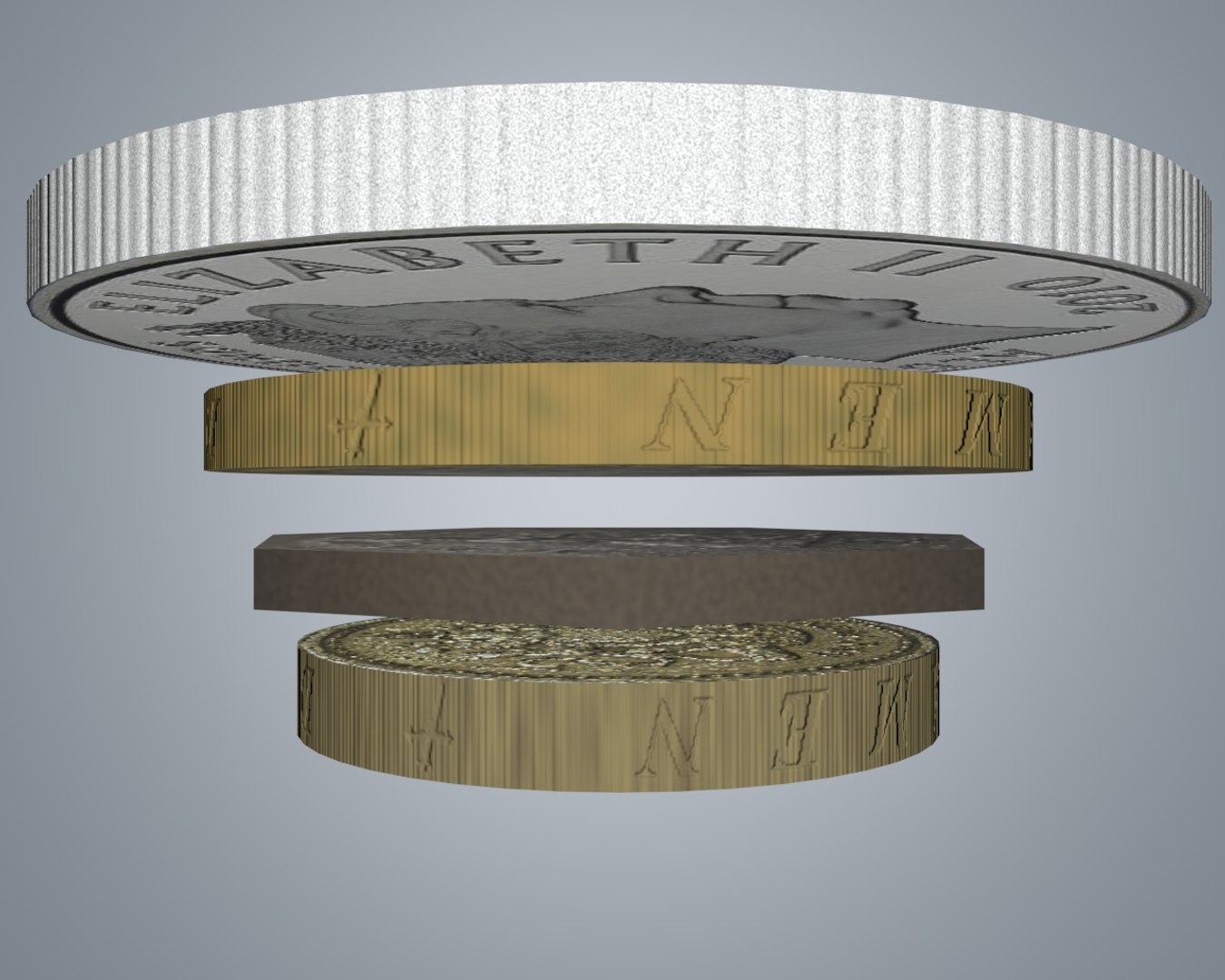 3d Model Coin Uk