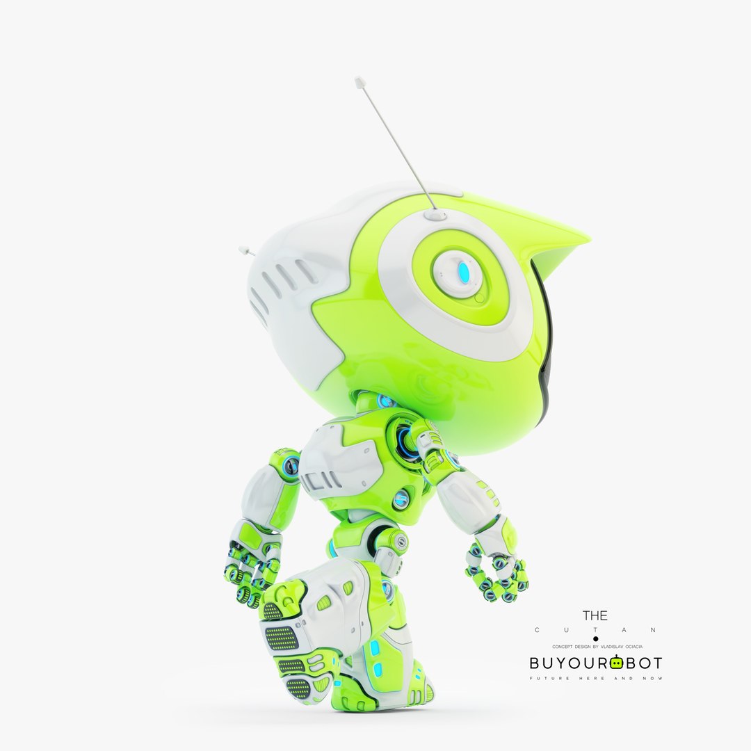 Lovely robot - companion model - TurboSquid 1473952