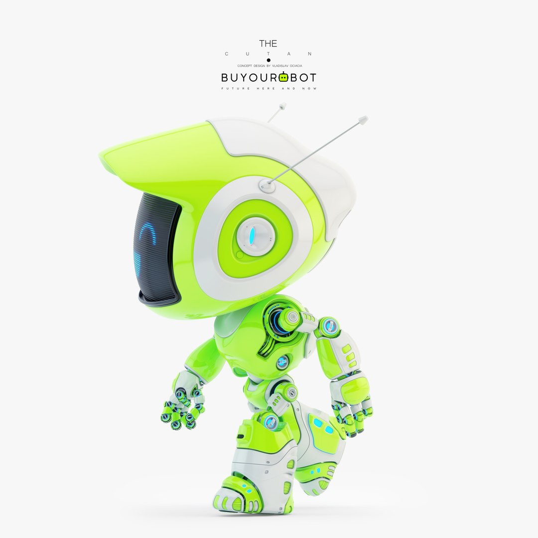 Lovely robot - companion model - TurboSquid 1473952