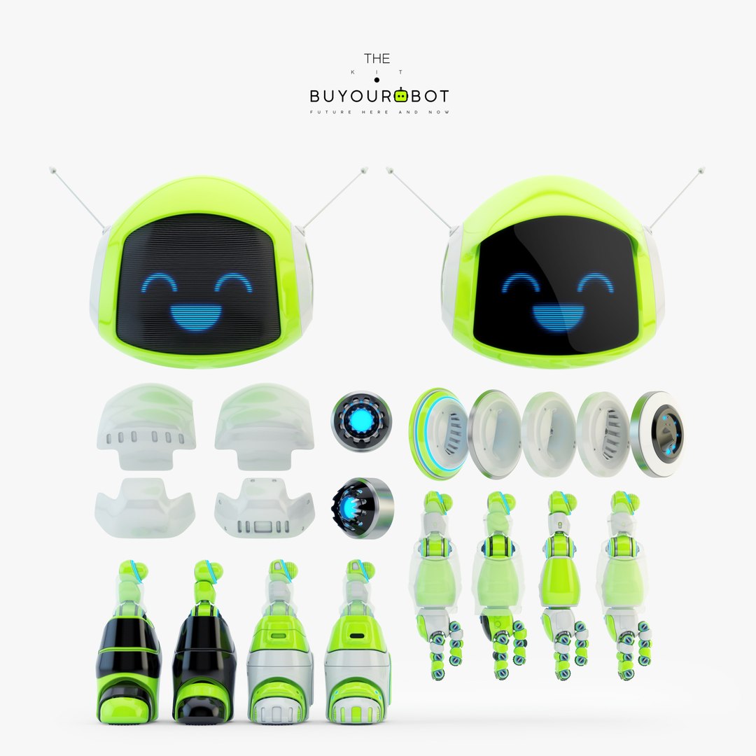 Lovely robot - companion model - TurboSquid 1473952