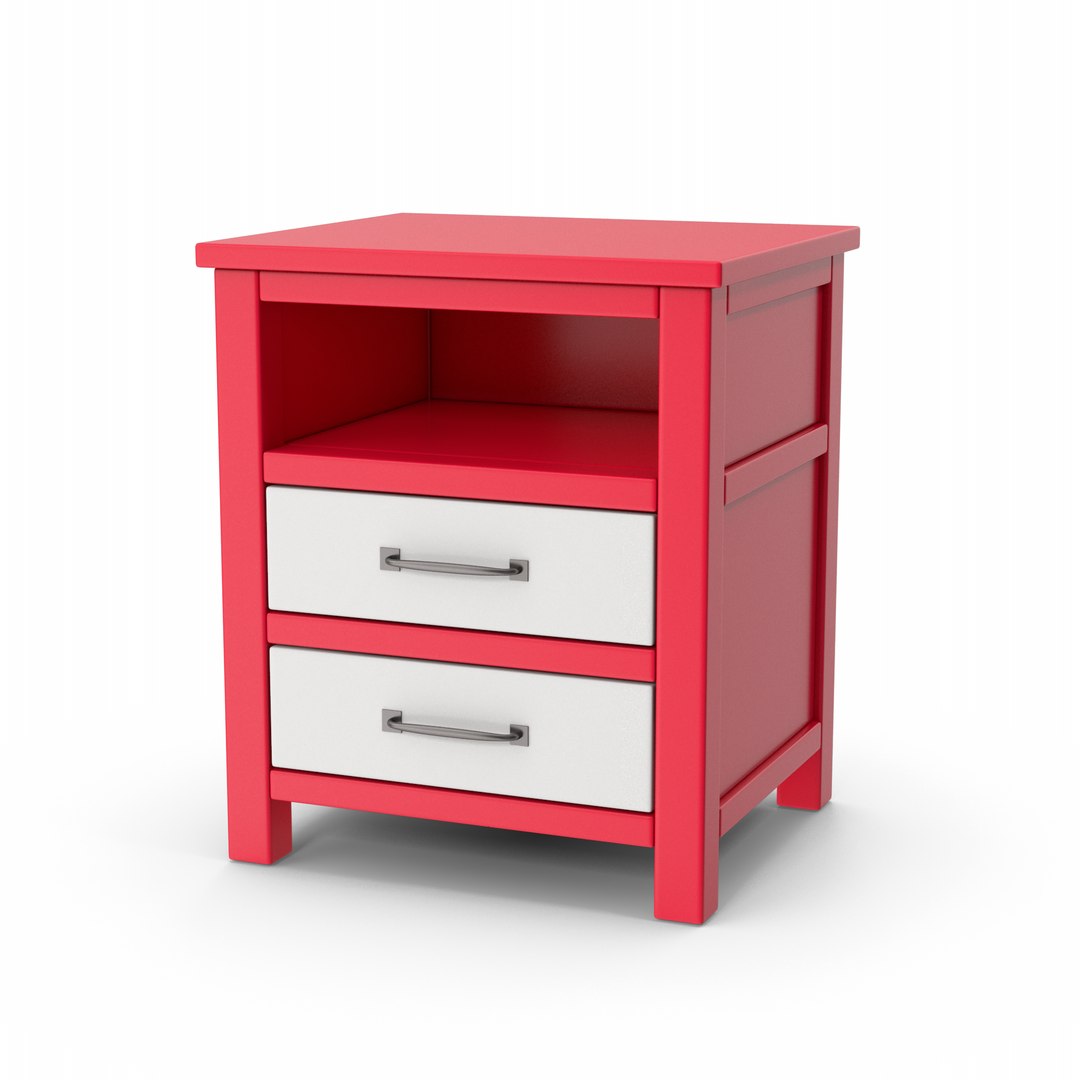 3D Bedside Table - TurboSquid 1858087