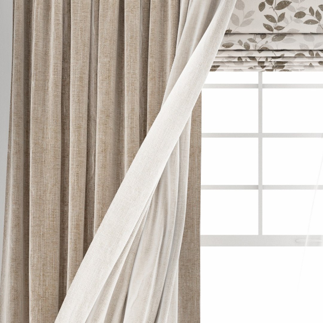3D Curtain 345 Wind Blowing Effect 8 - TurboSquid 1960034