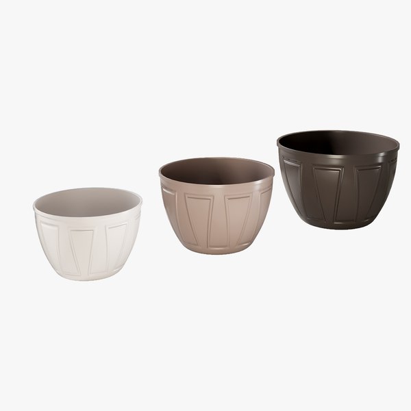 3D realistic carter mixing bowls model - TurboSquid 1444798