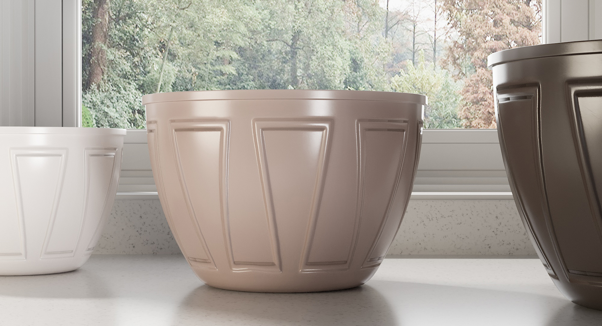 3D realistic carter mixing bowls model - TurboSquid 1444798