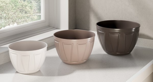 3D realistic carter mixing bowls model - TurboSquid 1444798