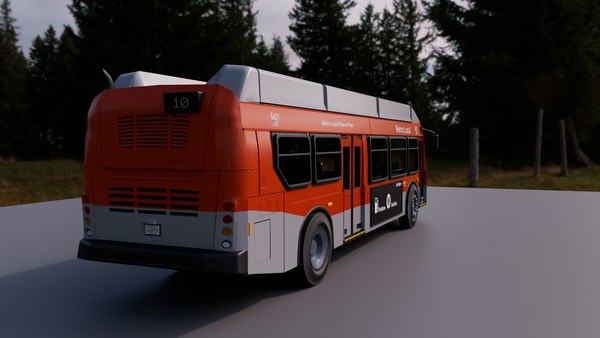 3D New Flyer XN40 - TurboSquid 1827525